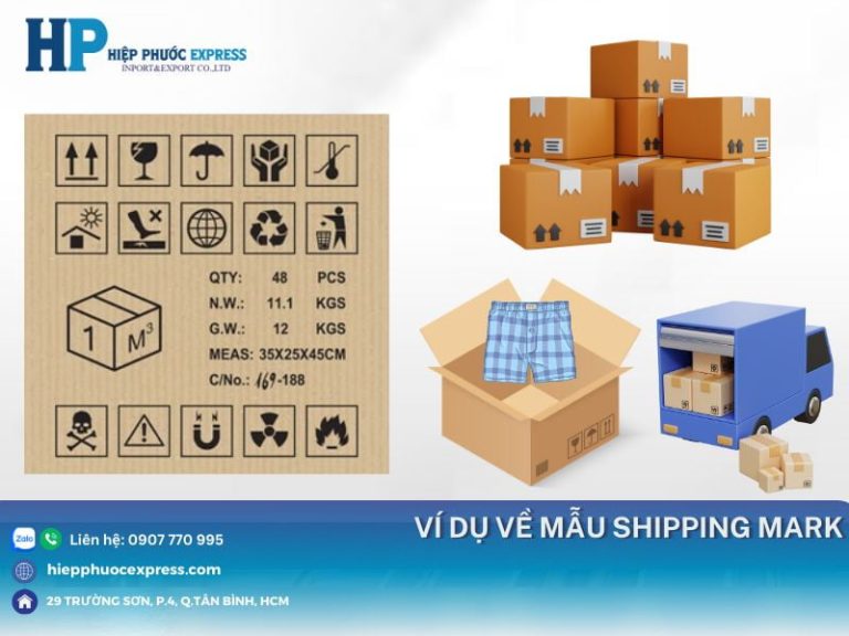 Shipping mark là gì và cách sử dụng trong XNK 2025